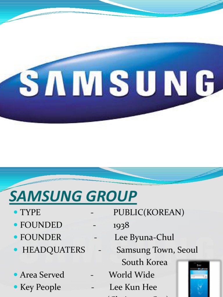 Samsung Company Overview and History | PDF | Samsung | Samsung Electronics