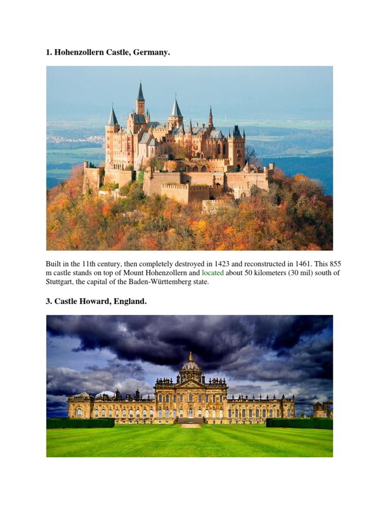 Castles and Best Homes | PDF | Castle