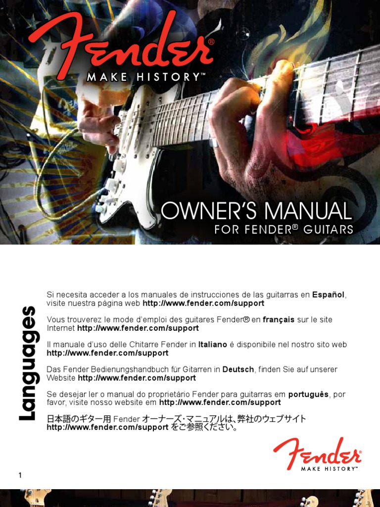 Fender ElectricGuitars Manual (2011) English | PDF | Guitars | String Instruments