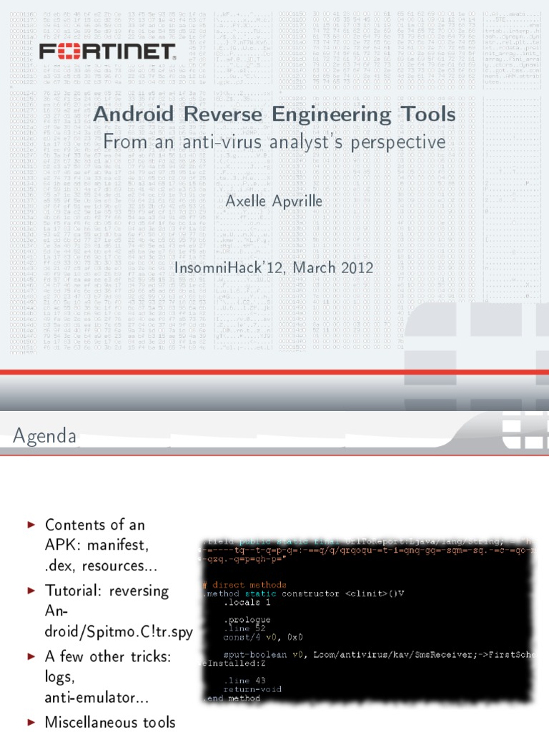 Insomnidroid Reverse Engineering | PDF | Java (Programming Language) | Software Engineering