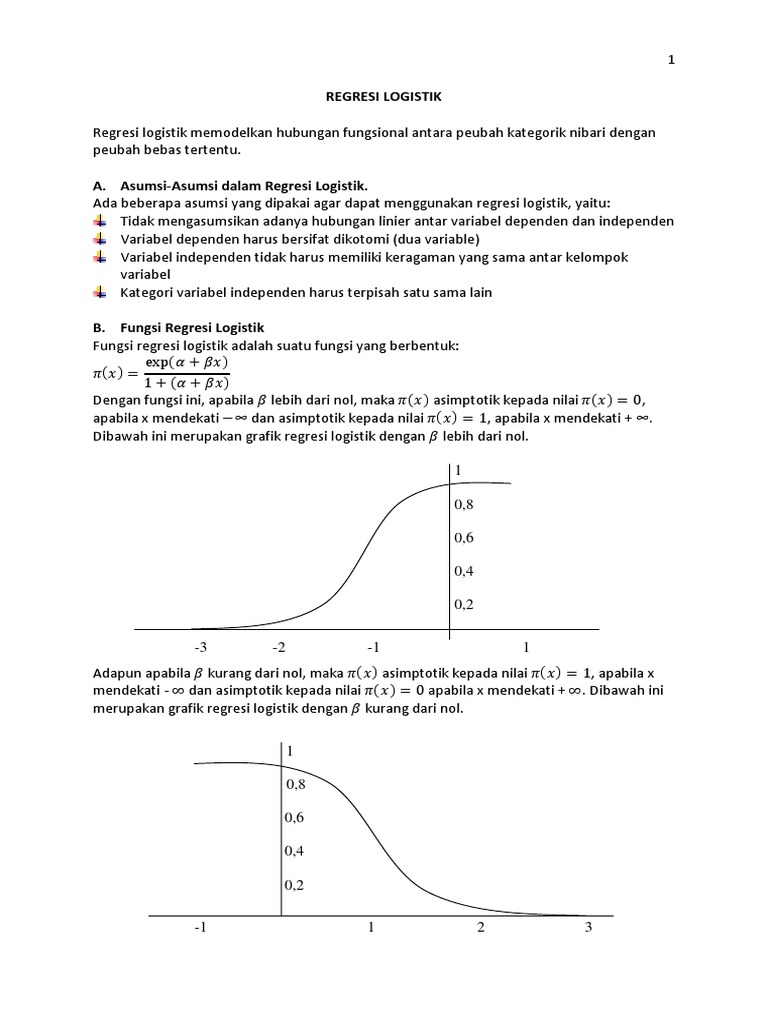 Tugas Regresi Logistik Tia | PDF | Metode & Bahan Ajar