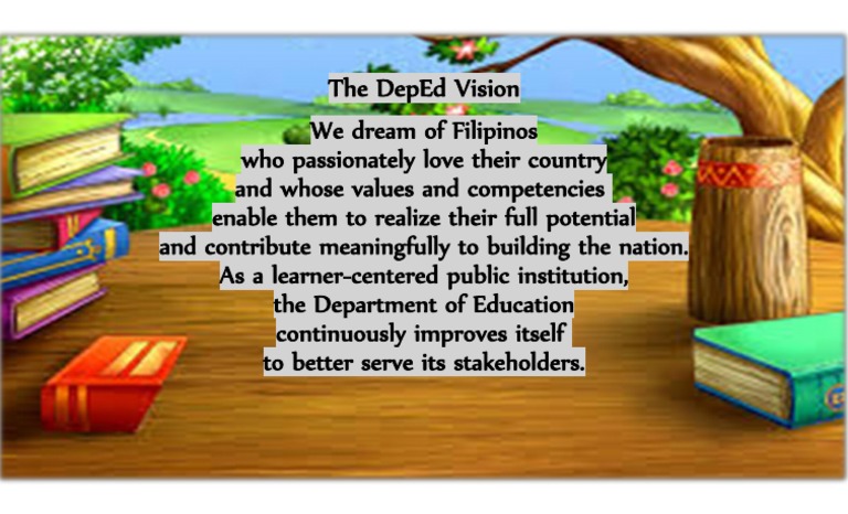 DepEd Vision for Filipino Learners | PDF | Career & Growth