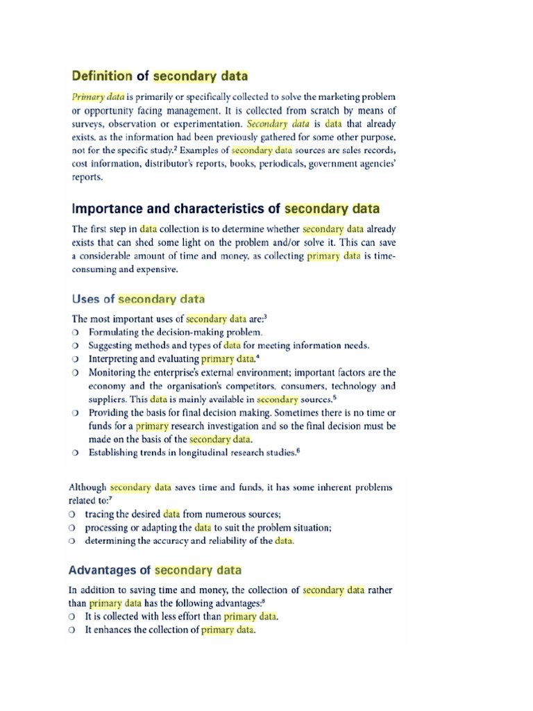 definition-of-secondary-data