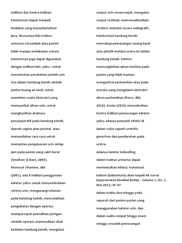Indikasi Dan Kontra Indikasi | PDF