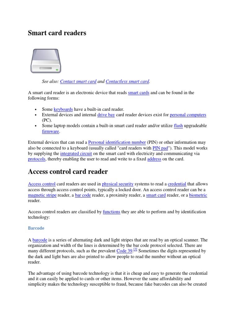 Smart Card Readers | Download Free PDF | Transmitter | Electronics