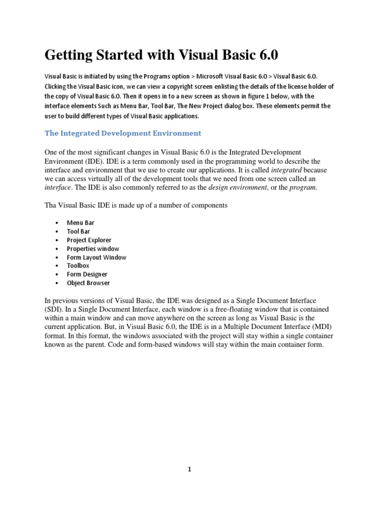Visual Basic 6.0 | PDF | Array Data Type | Array Data Structure