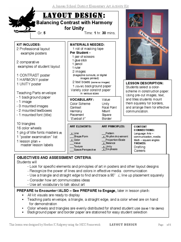Layout Lesson Plan | PDF