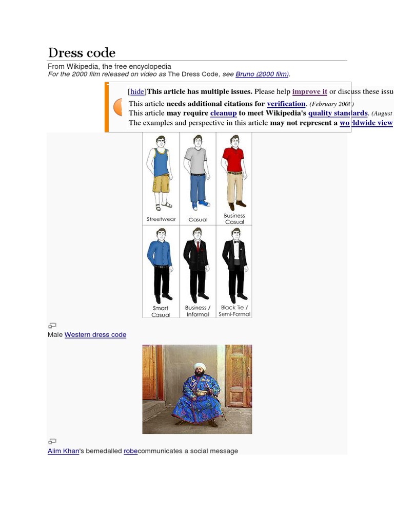 Dress Code | PDF | Headgear | Hairstyle