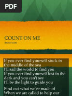 Count On Me Lyrics | PDF | Refrain | Song Structure