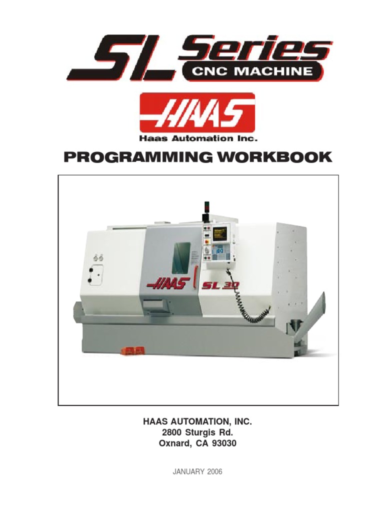 Programming Haas Lathe | PDF | Cartesian Coordinate System | Machining