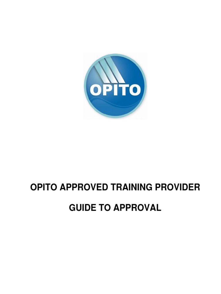 Guide To Opito Approval For Training Providers | PDF | Audit ...