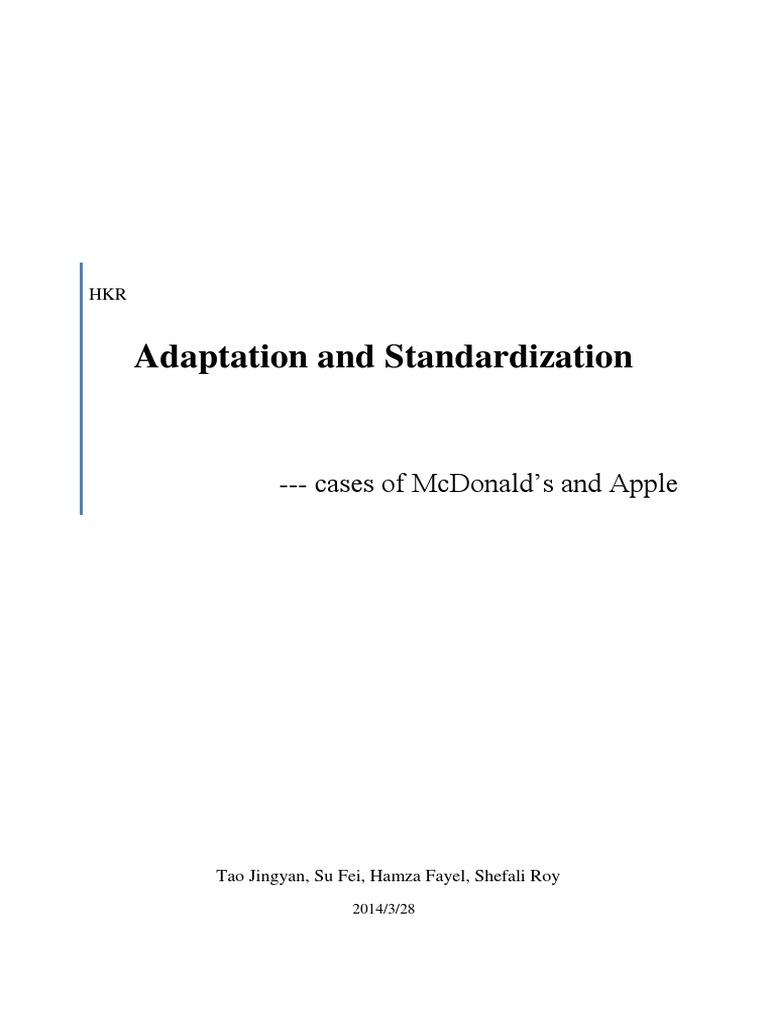 Apple vs. McDonald's: Strategies Unveiled | PDF | Apple Inc. | I Phone