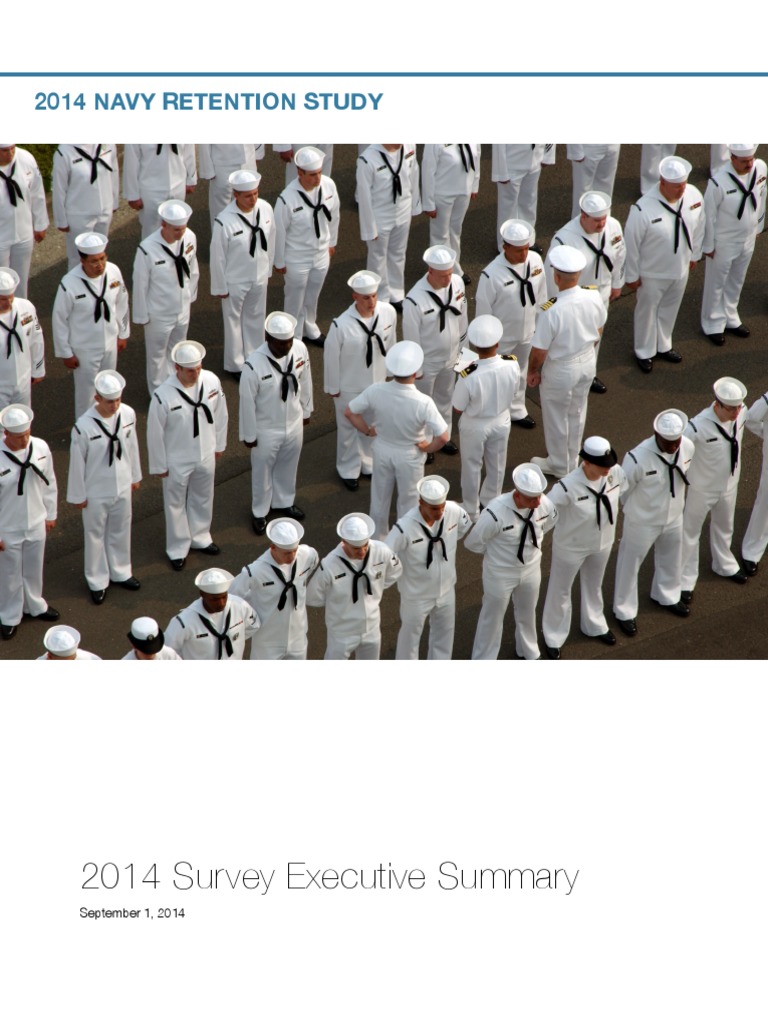 2014 Navy Retention Study Insights | PDF | United States Navy ...