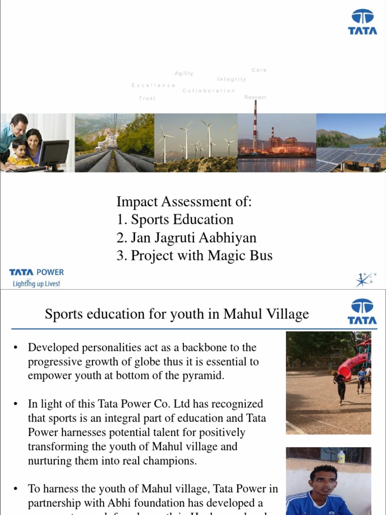 Sports Education Impact in Mahul Village | PDF | Arial