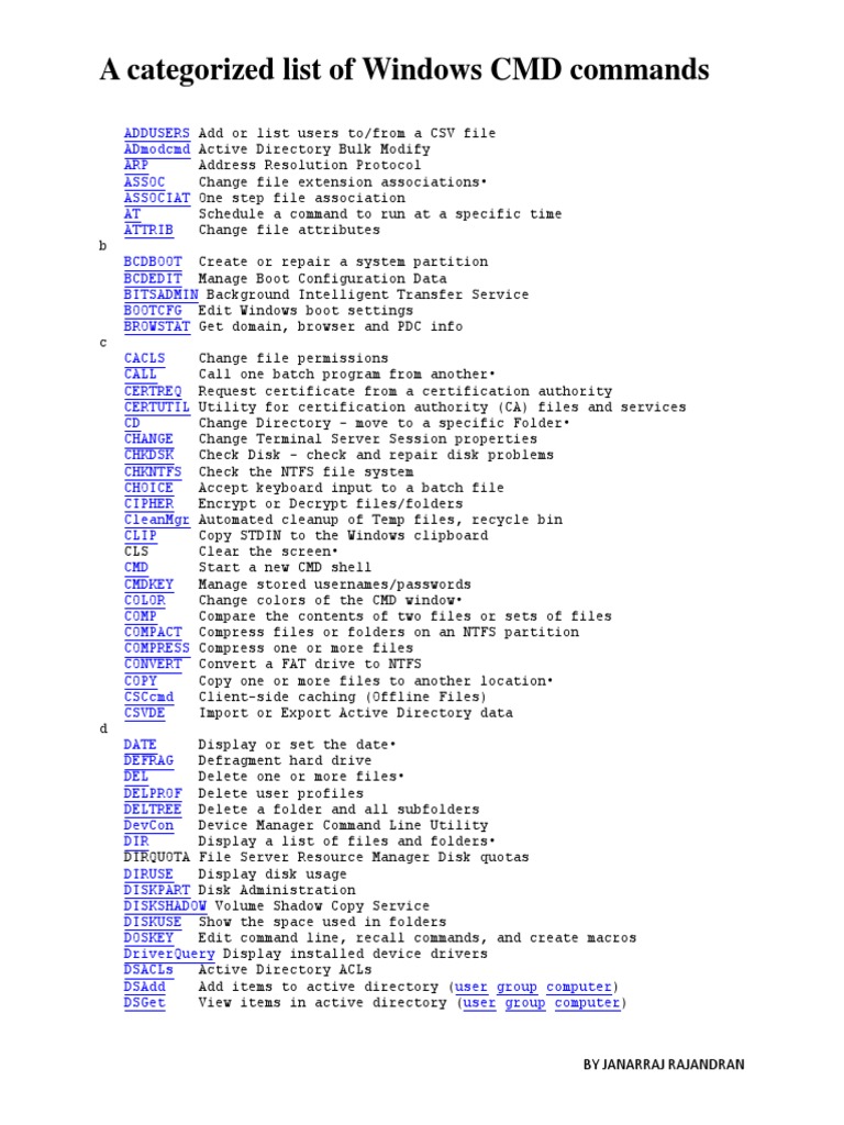 CMD | Download Free PDF | Computer File | Windows Registry
