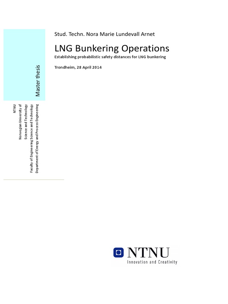 LNG Bunkering Operations | PDF | Industries | Energy And Resource