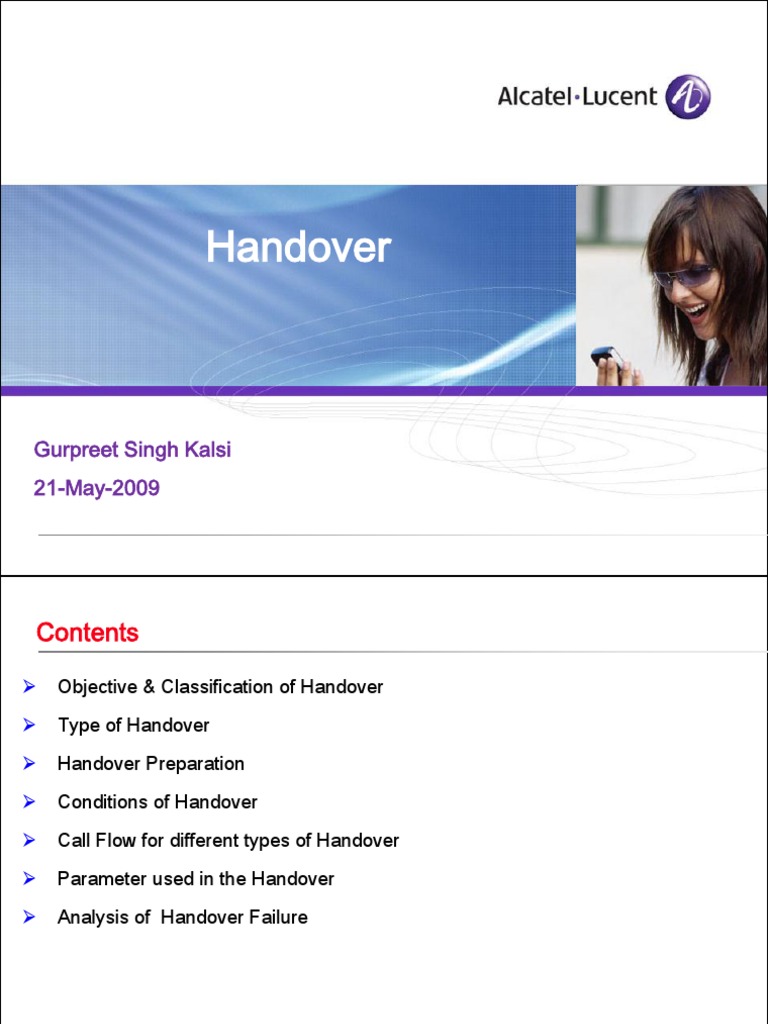 Handover | PDF | Network Congestion | Electronics