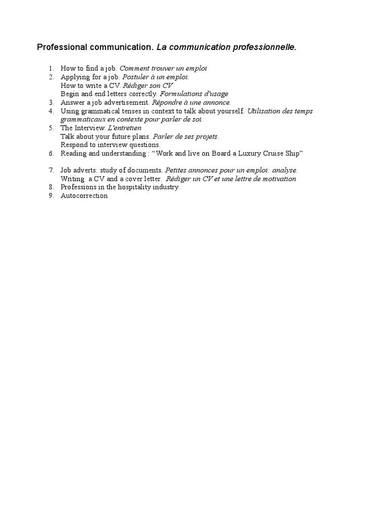 10 Professional Communication | PDF