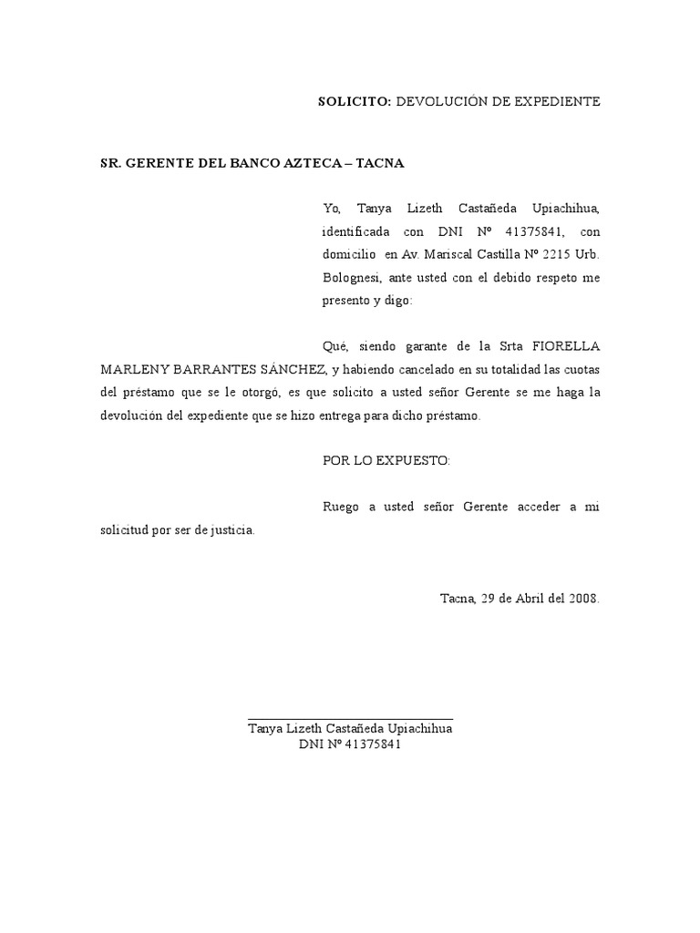 Devolución de Expediente | PDF | Métodos y materiales de enseñanza | Derecho