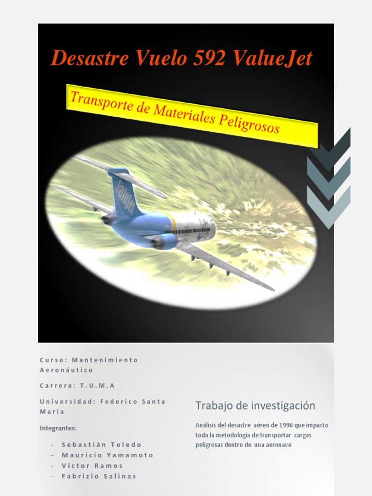 Análisis del Desastre ValuJet 592 | PDF | Avión | Transporte