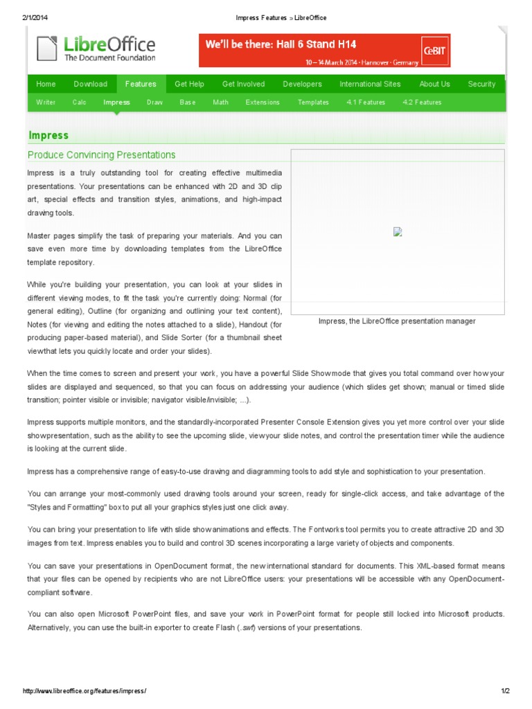 LibreOffice - Impress | PDF | Computing | Software