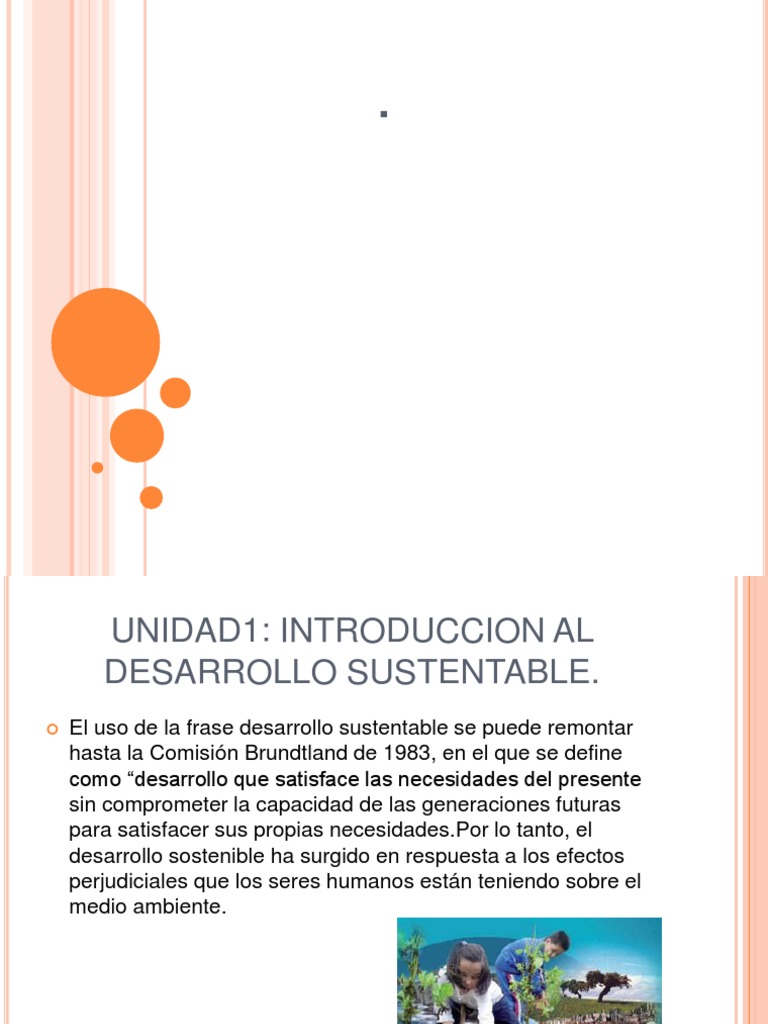 Introduccion Al Desarrollo Sustentable | PDF | Sustentabilidad | Desarrollo sostenible