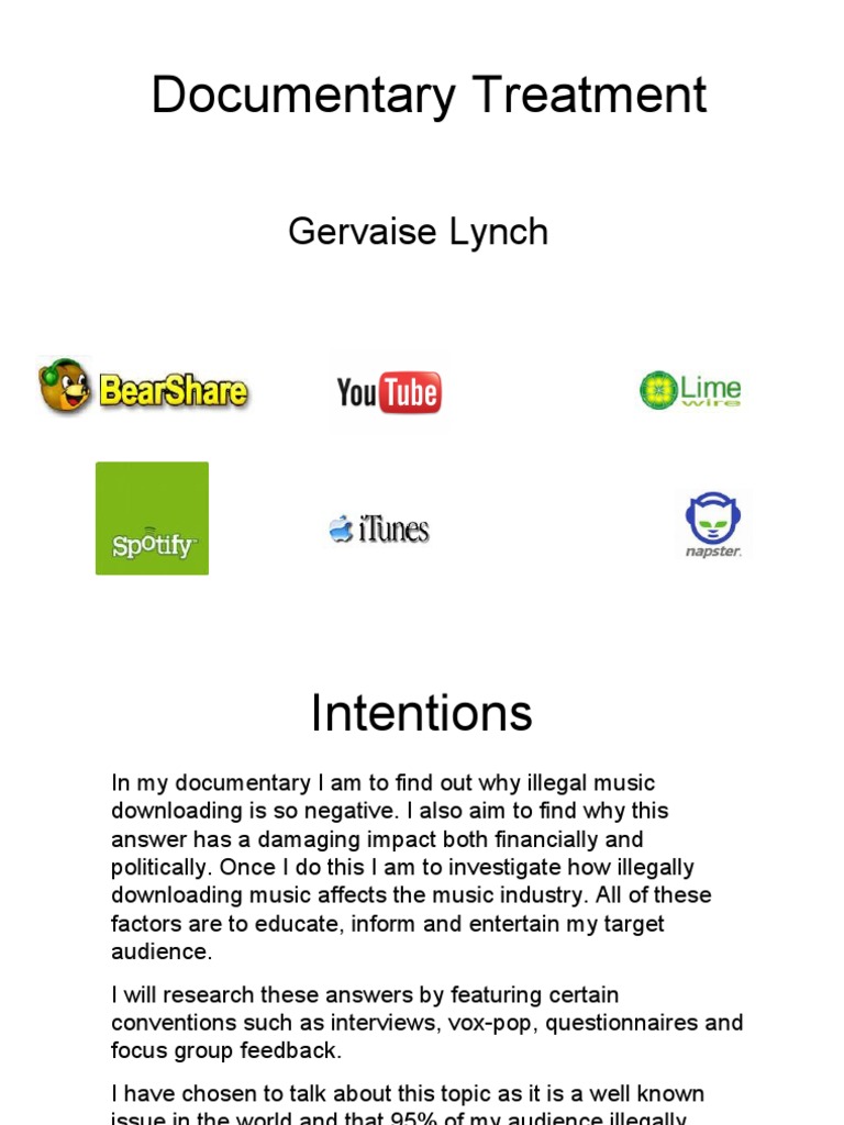 Documentary Treatment | Download Free PDF | Focus Group | Communication