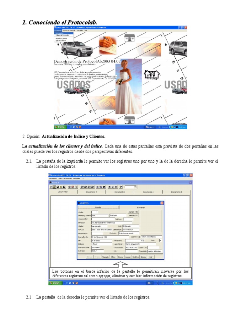 Guía de Uso de Protocolab Gratis | PDF | Archivo de computadora ...