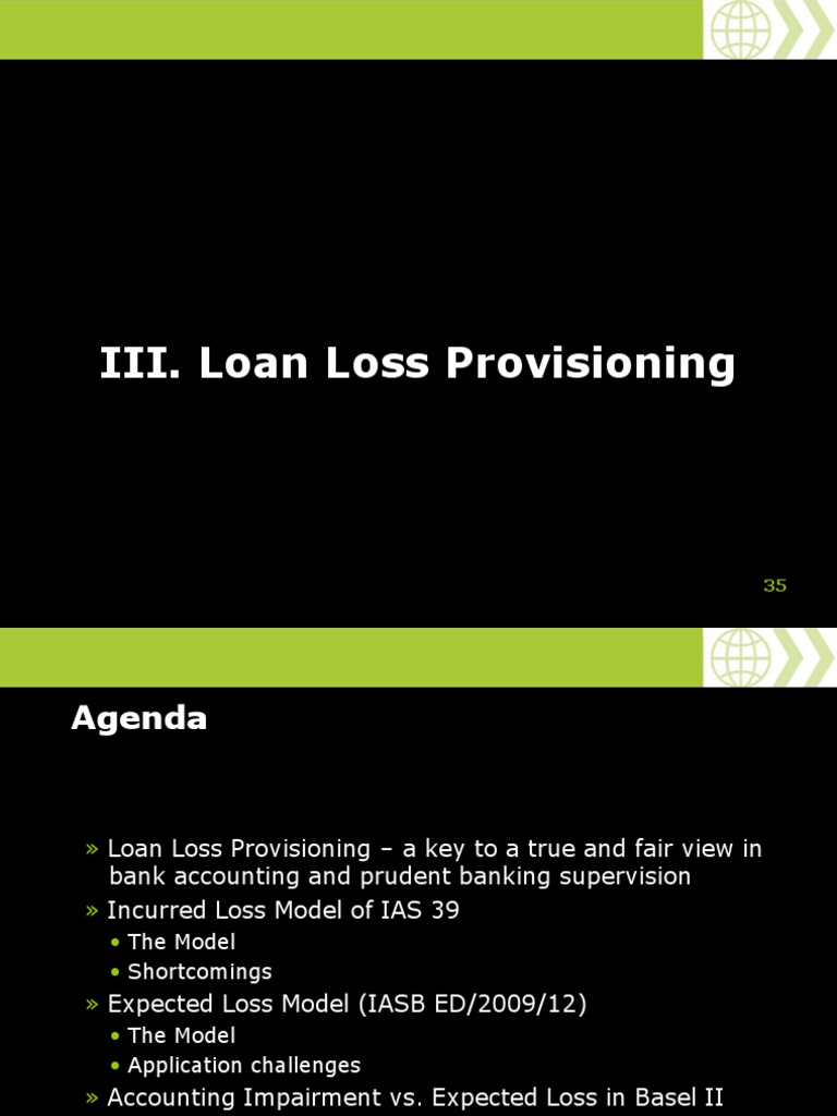 IFRS Seminar Loan Loss Provisioning | PDF | International Financial ...