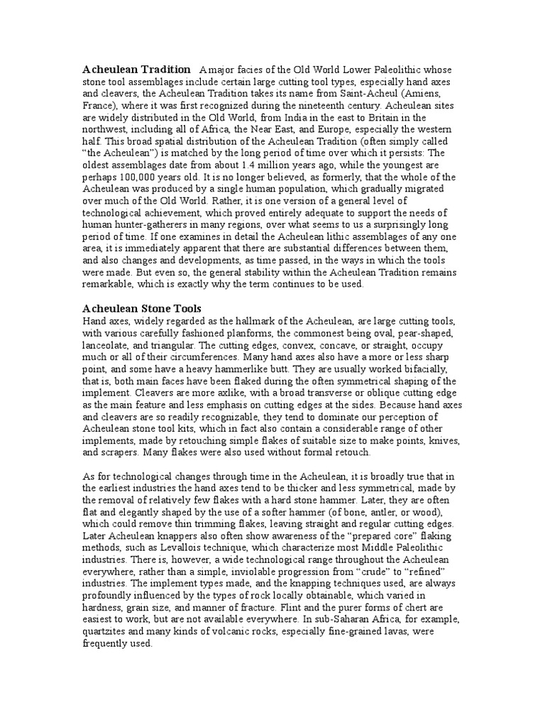 Archaeology Notes | PDF