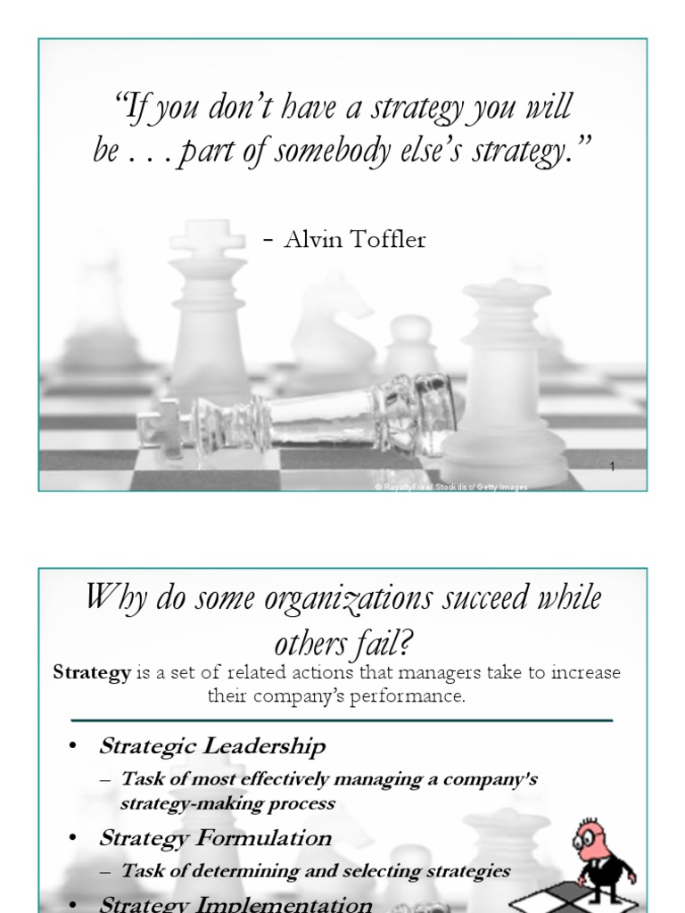 Introduction To Strategy | PDF | Competitive Advantage | Strategic ...