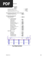 T-Girder Bridge Design | PDF | Structural Load | Mechanical Engineering