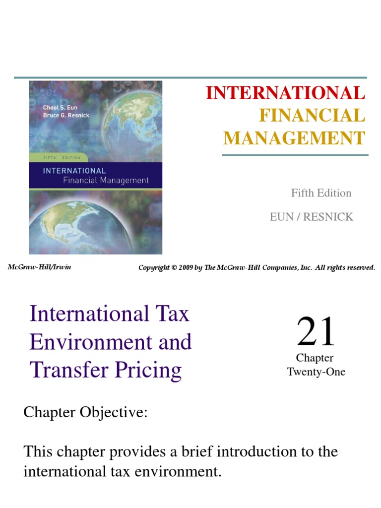International Tax Environment | PDF | International Taxation | Value ...