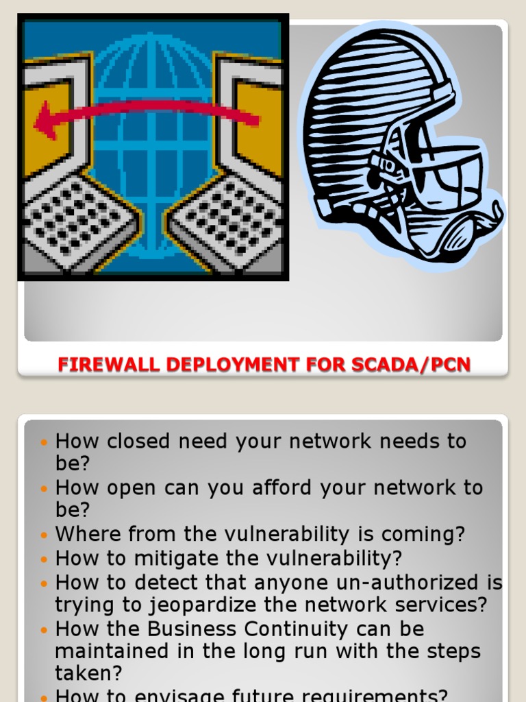 Firewall Deployment For SCADA-PCN | PDF | Firewall (Computing) | Scada