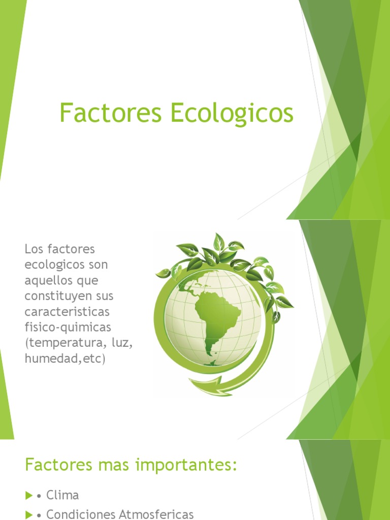 Factores Ecologicos | PDF | Ciencia y matemáticas