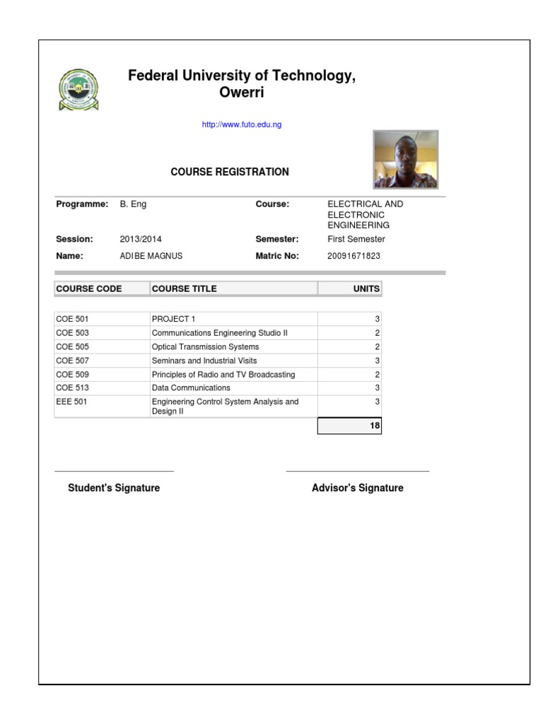 Electrical Engineering Course List | PDF
