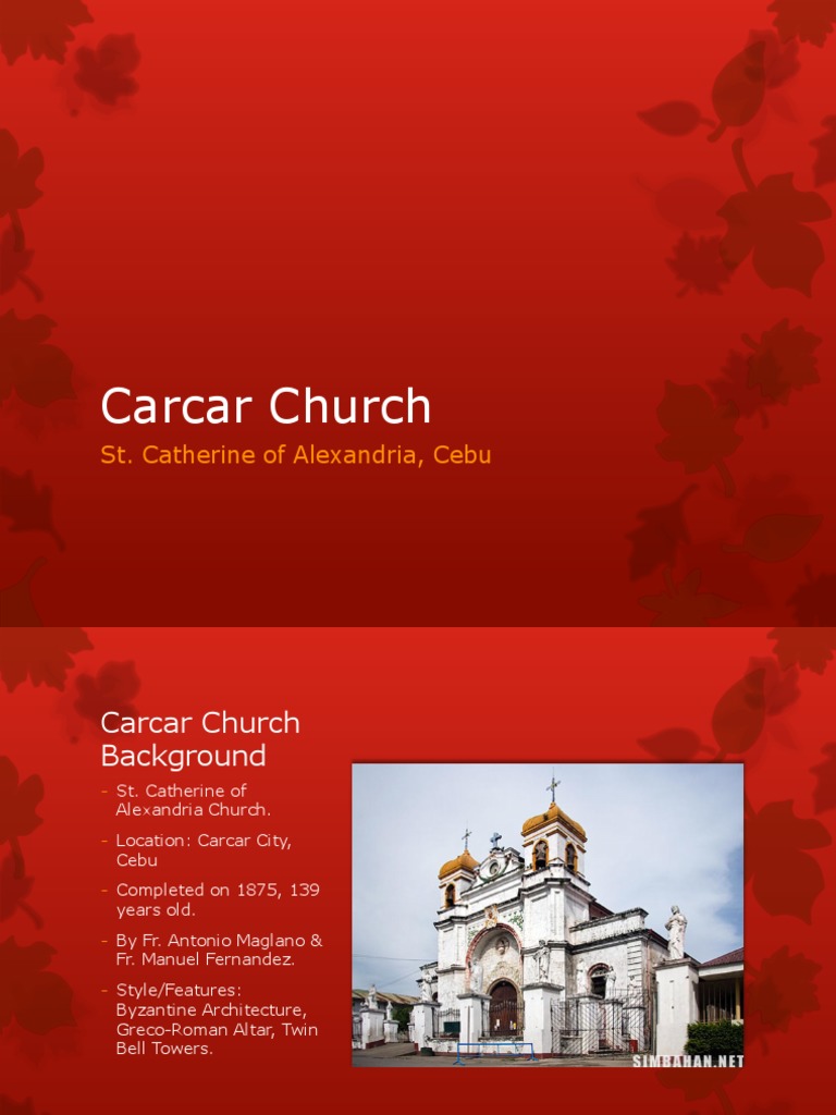 Carcar Church: St. Catherine of Alexandria, Cebu | PDF | Mary, Mother ...