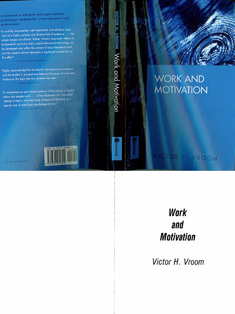 Vroom - Work and Motivation | PDF