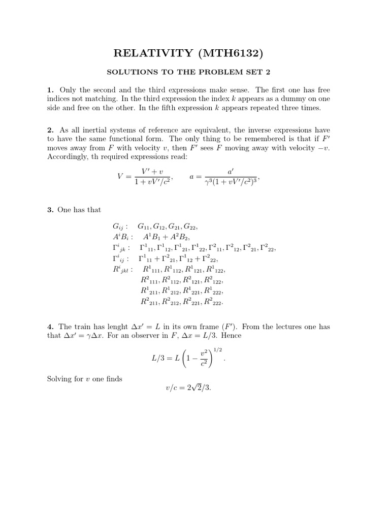 SolutionsCW2 2011 | PDF