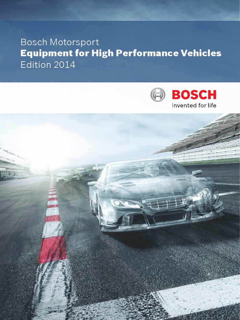 Bosch Catalog - Edition 2014 | PDF | Fuel Injection | Turbocharger