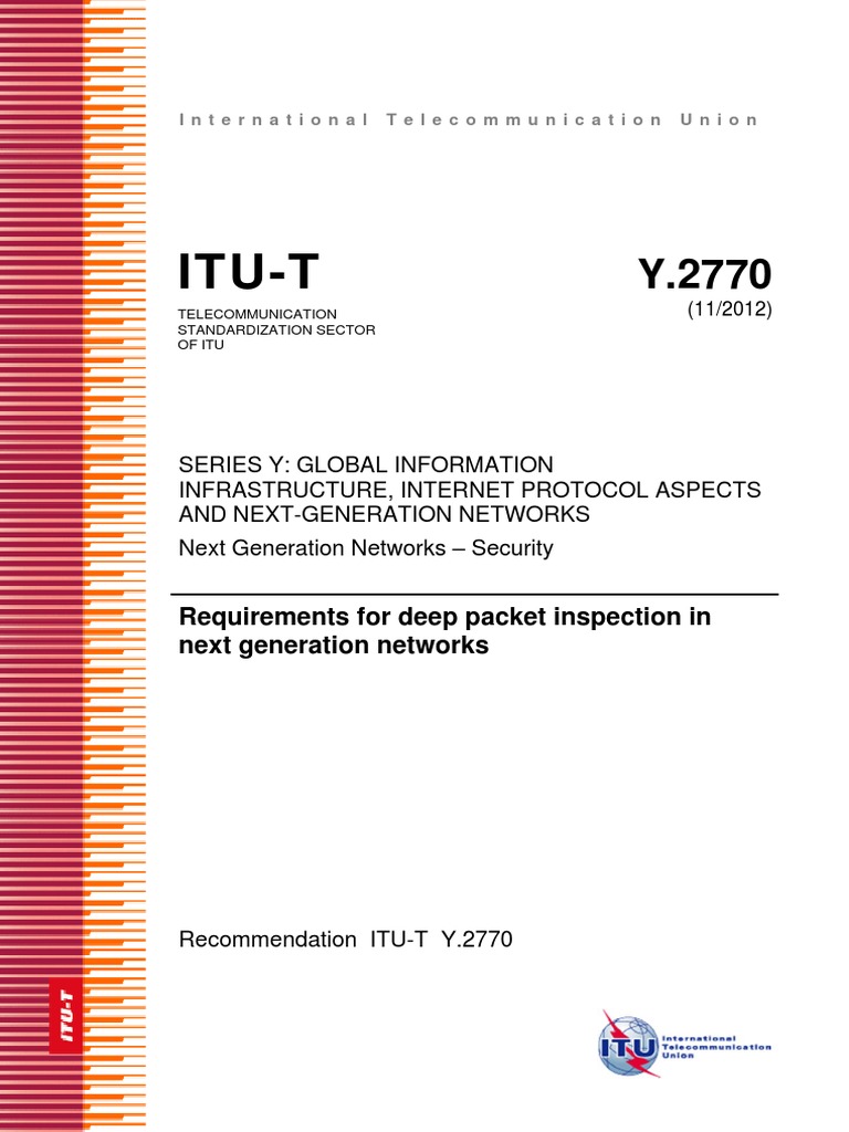 Next-Gen DPI Requirements for NGNs | PDF | Itu T | Internet Protocols
