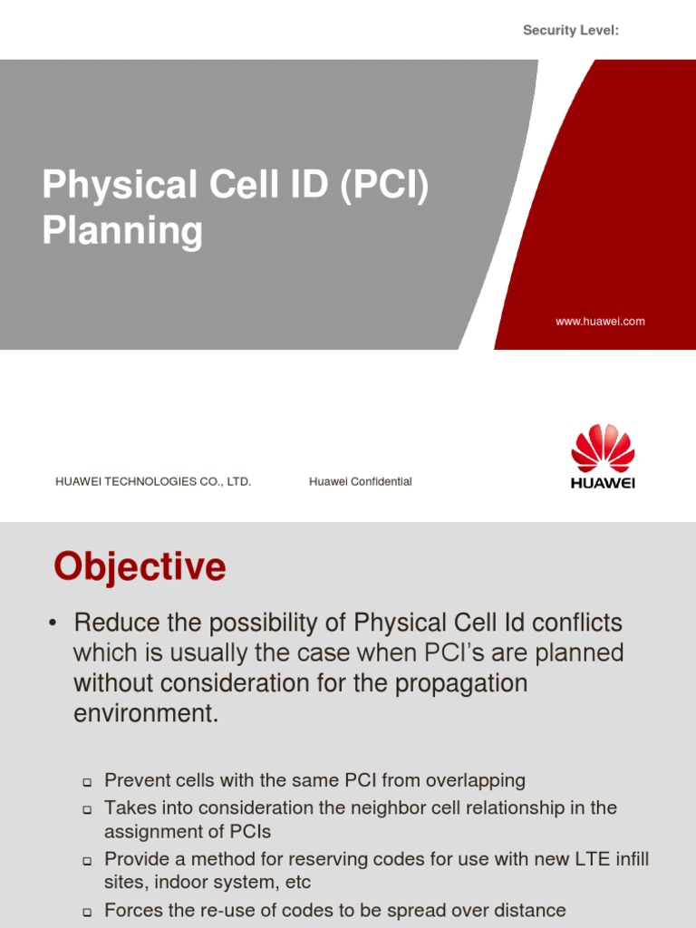 Physical Cell ID (PCI) Planning: Security Level | PDF | Cell (Biology ...