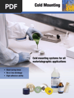 Cold and Hot Mounting Compounds Guide | PDF | Ethanol | Resin