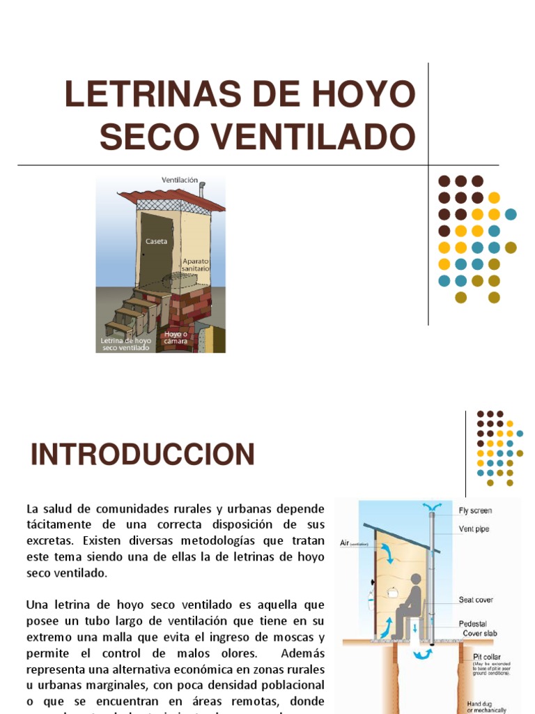 1.Letrina de Hoyo Seco Ventilado | Letrina | Saneamiento