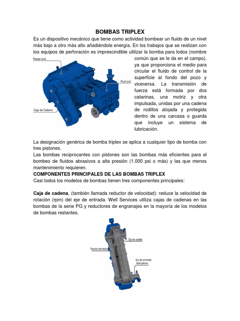 BOMBAS TRIPLEX (Karina Castellon, Vanessa Viraca) | PDF | Bomba | Engranaje