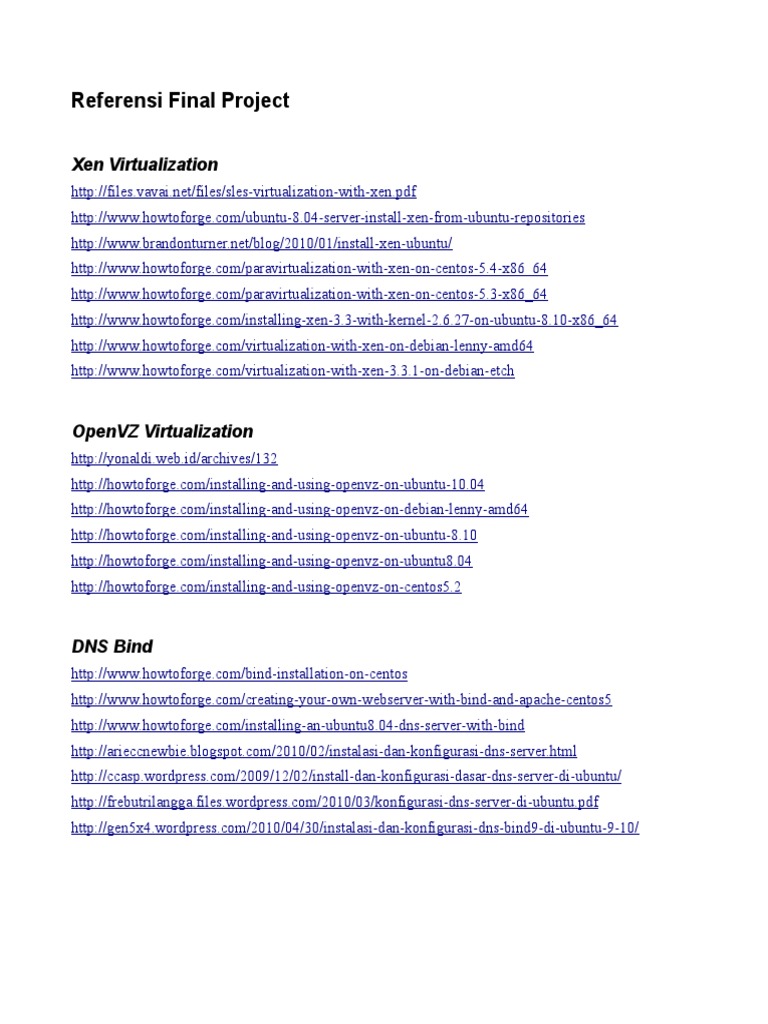 Referensi Final Project | PDF