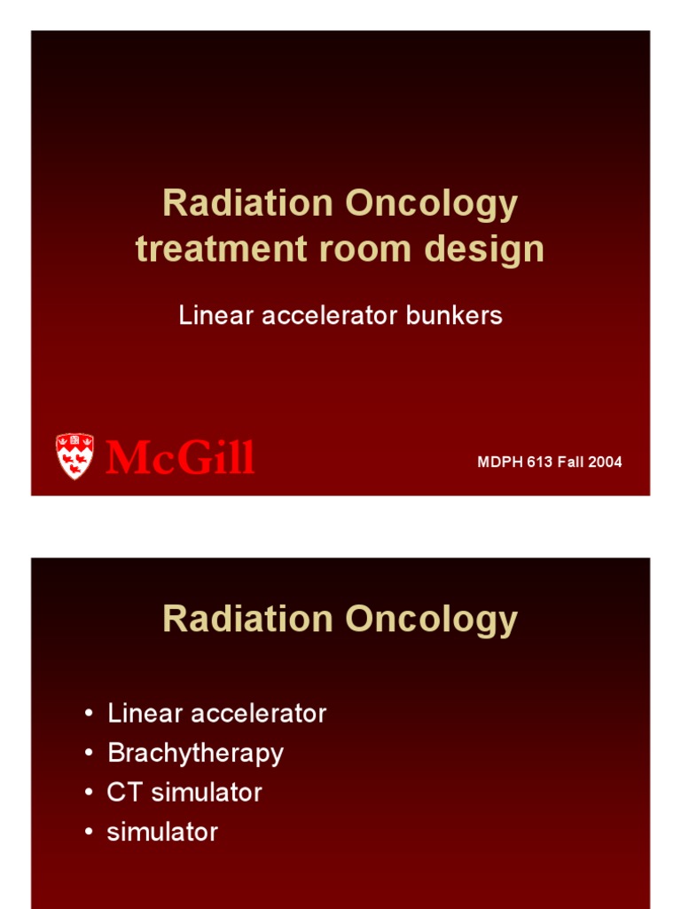 Linac Bunker Shielding Design Guide | PDF | Science & Mathematics ...