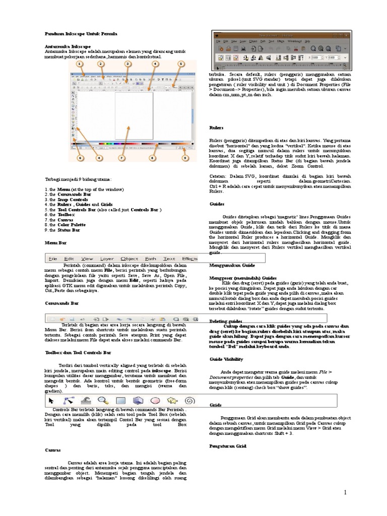 Modul Edit Inkscape | PDF