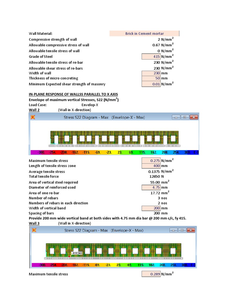 Masonry Calculation | PDF