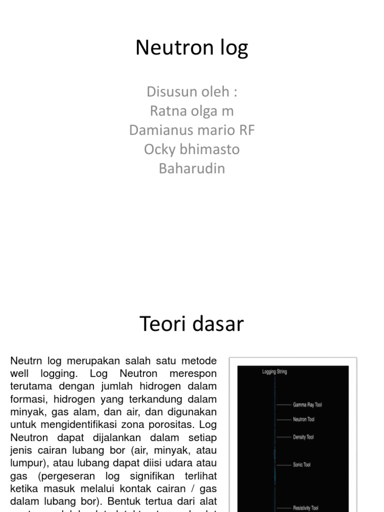 Neutron Log | PDF
